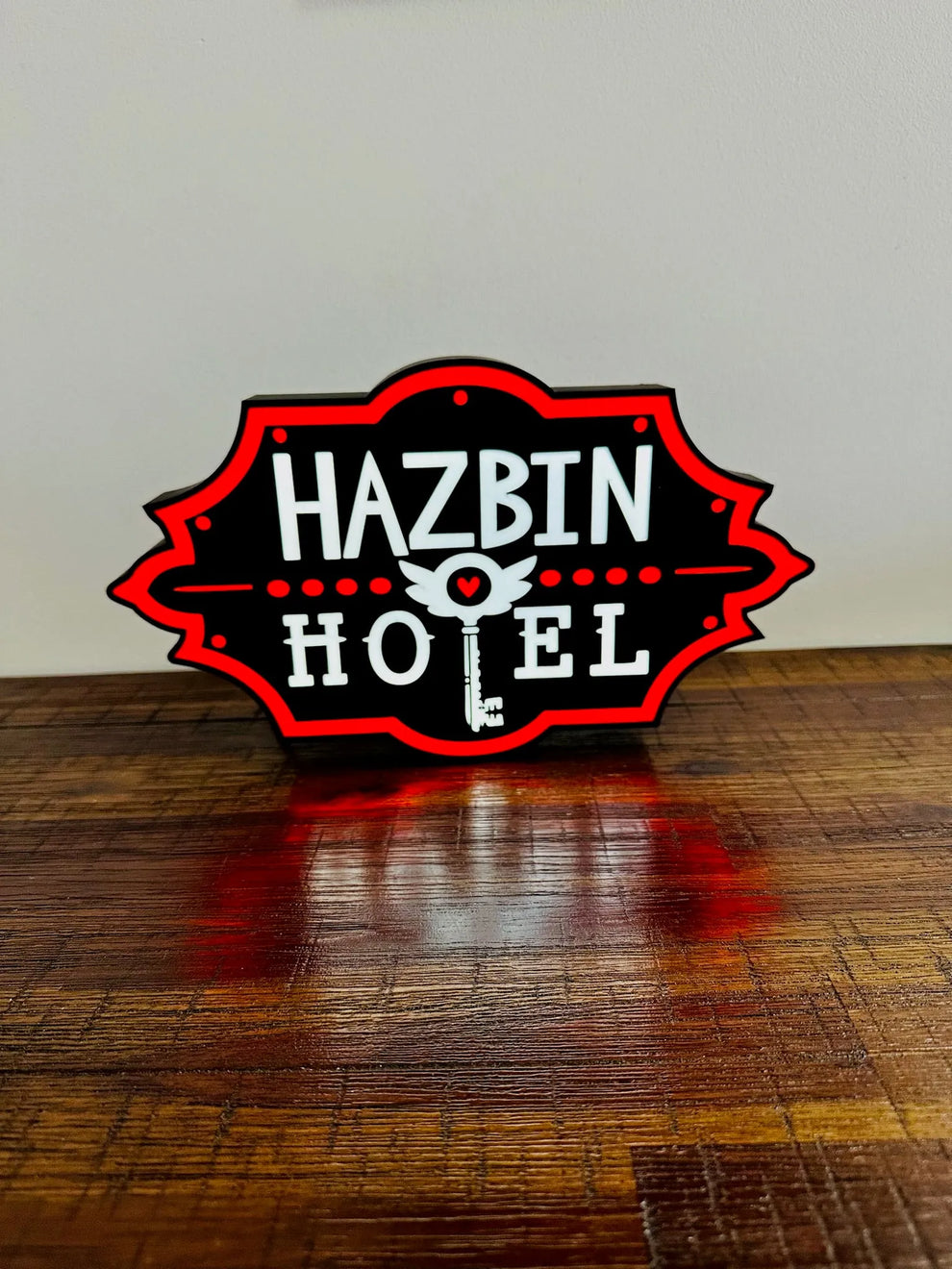 Hazbin Hotel LED Sign | Animated Series Wall Art | Night Light USB ...