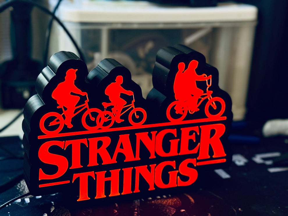 Stranger Things LED Light | Netflix Series Wall Art | Night Light USB ...